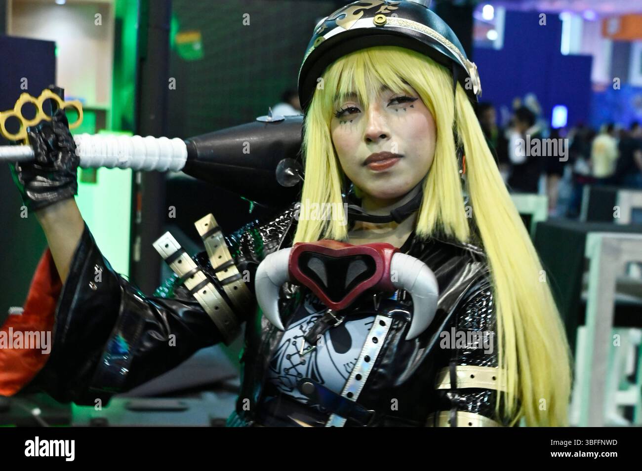 A cosplayer is seen during the 2nd edition of Comic Con Experience ...