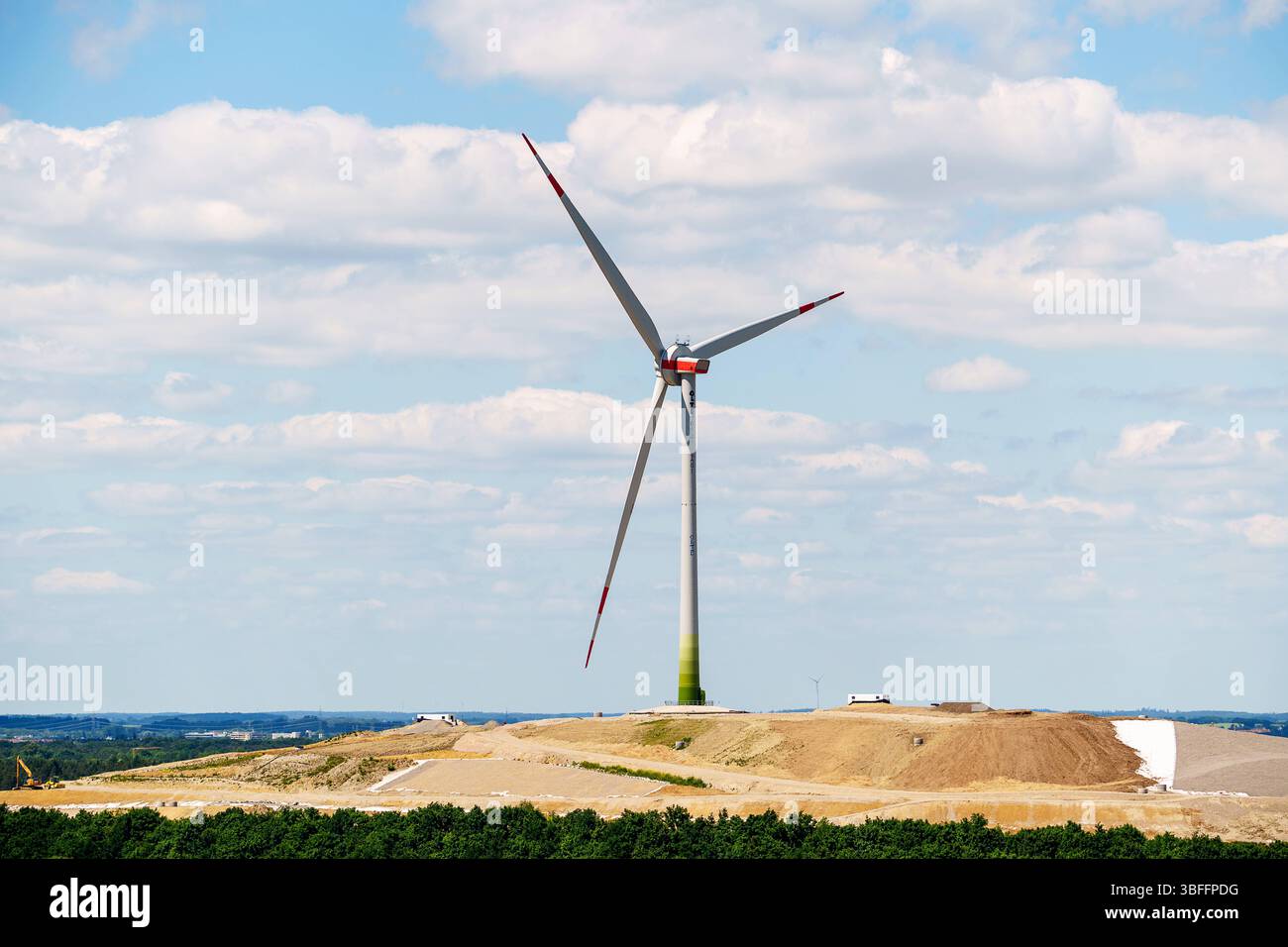 Munich, Bavaria, Germany - 30 May 2025: SWM Munich s modern wind ...