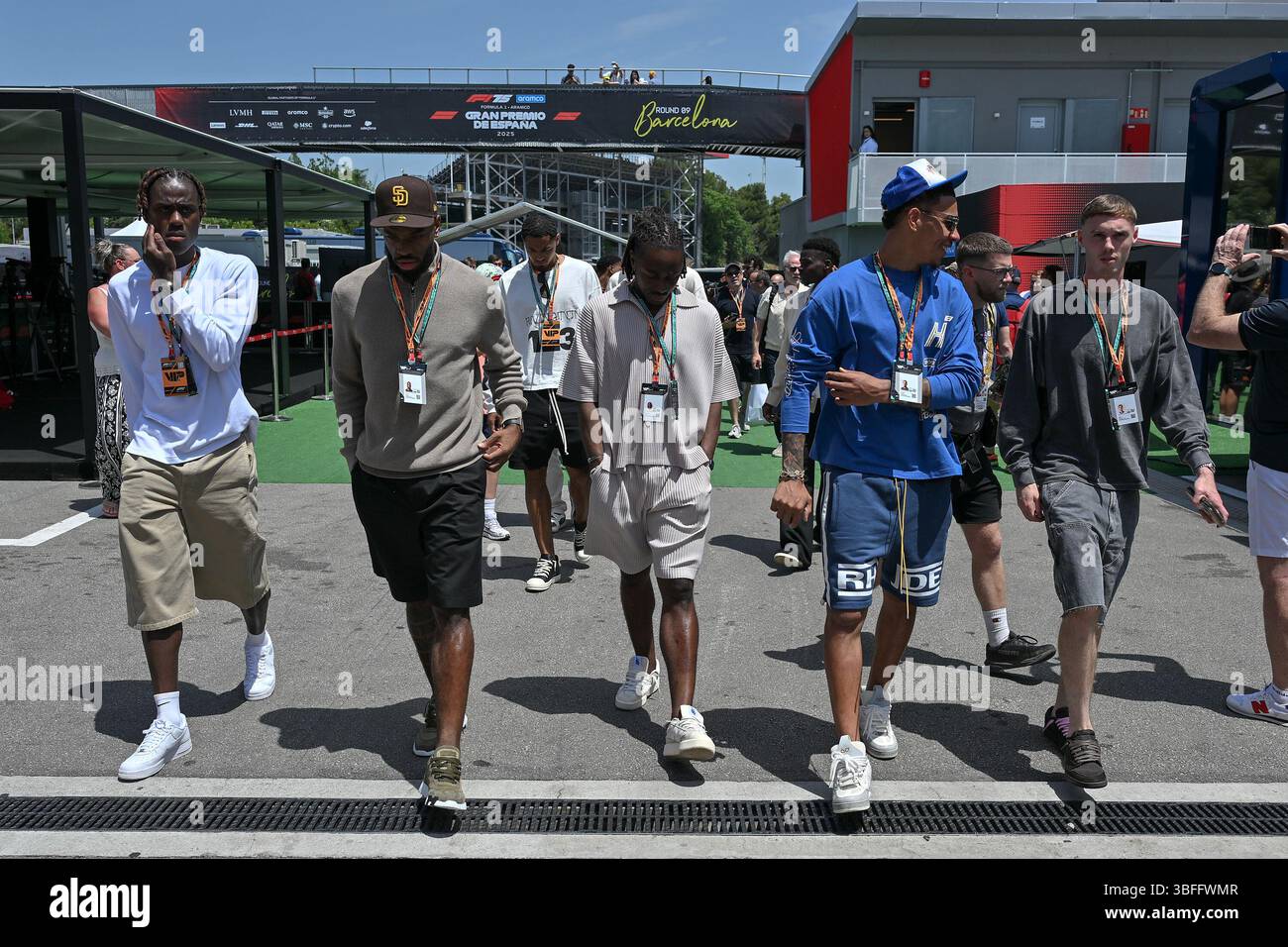 BARCELONA, SPAIN - JUNE 01: (L-R) Trevoh Chalobah, Ivan Toney, Eberechi ...