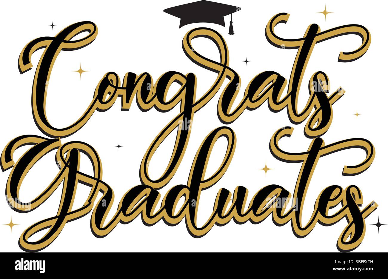 Graduation class 2025 typography hi-res stock photography and images ...