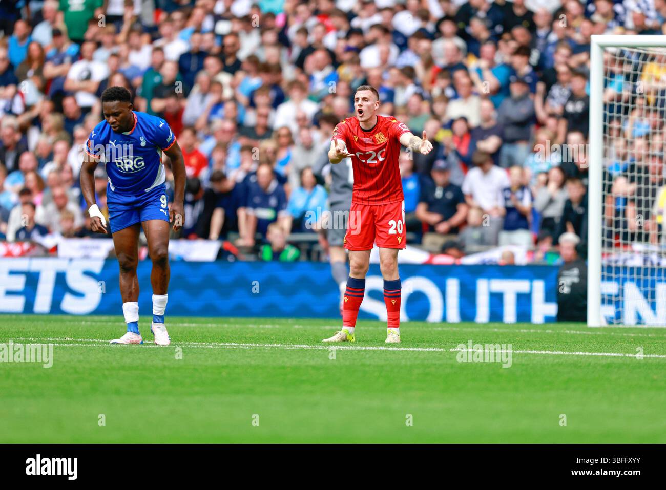 Wembley Stadium, London, UK. 1st June, 2025. Ben Goodliffe (20 Southend ...