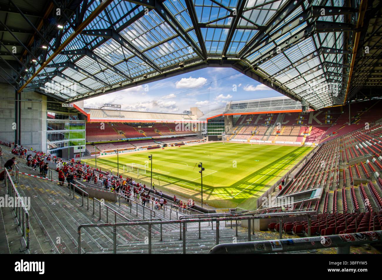 The Fritz Walter Stadium in Kaiserslautern, home of 1 FC Kaiserslautern ...