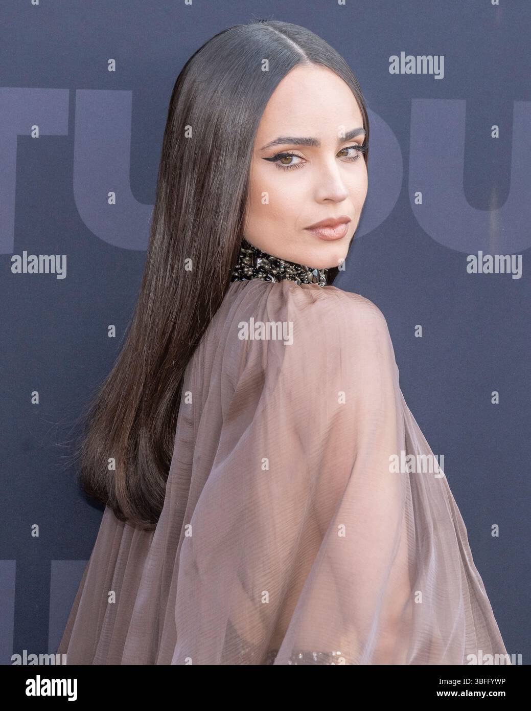 Los Angeles, California - Sofia Carson. Netflix Tudum 2025: The Live Event at KiaForum. Photo ...