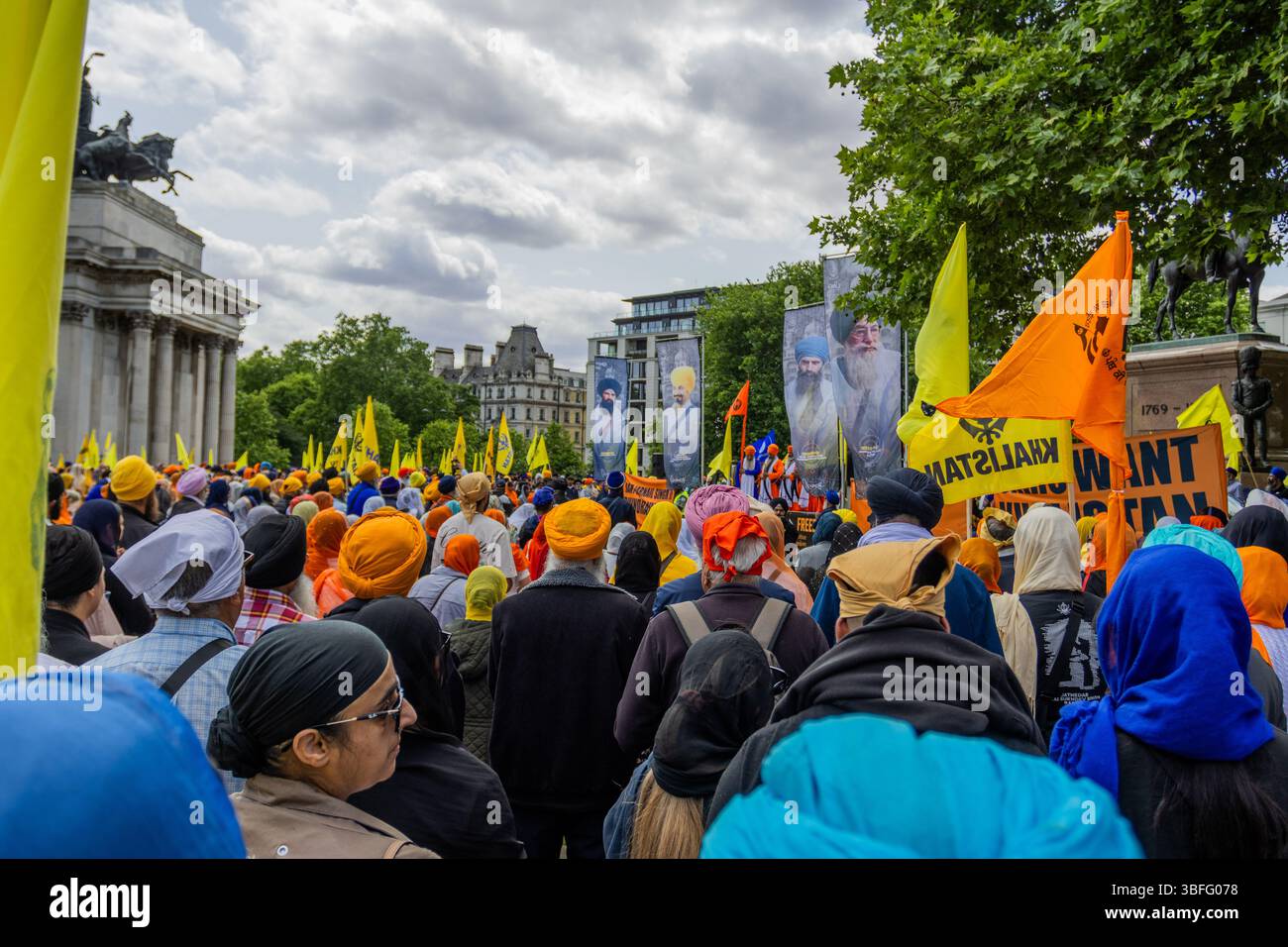 The Sikh community in London commemorated the anniversary of the Golden ...