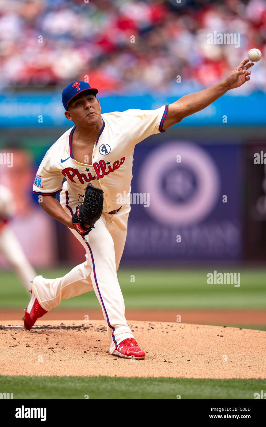 Philadelphia Phillies starting pitcher Ranger Suarez delivers during ...