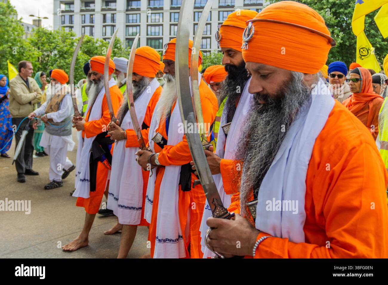 The Sikh community in London commemorated the anniversary of the Golden ...
