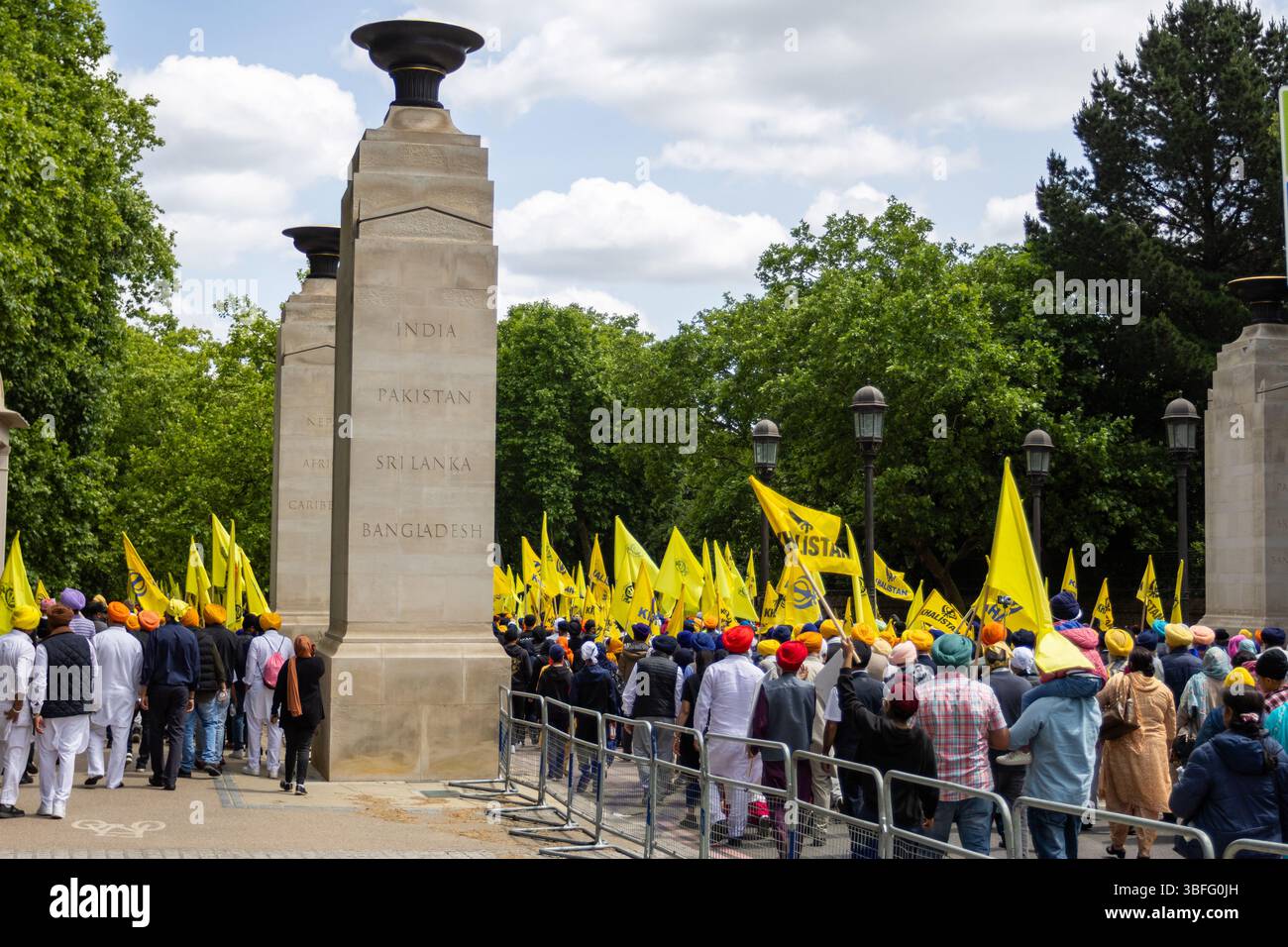 The Sikh community in London commemorated the anniversary of the Golden ...