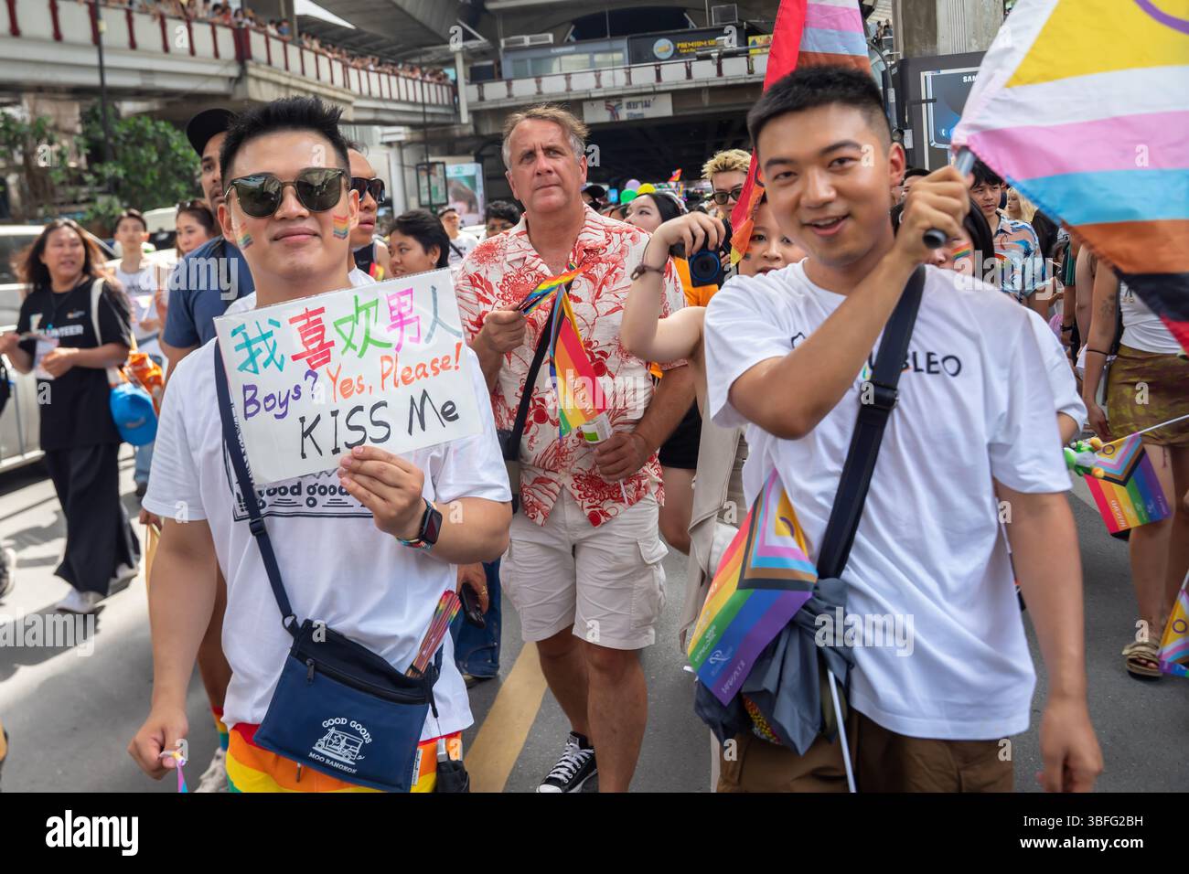 June 1, 2025: annual LGBT Gay Pride Parade in Bangkok, Thailand, Asia ...