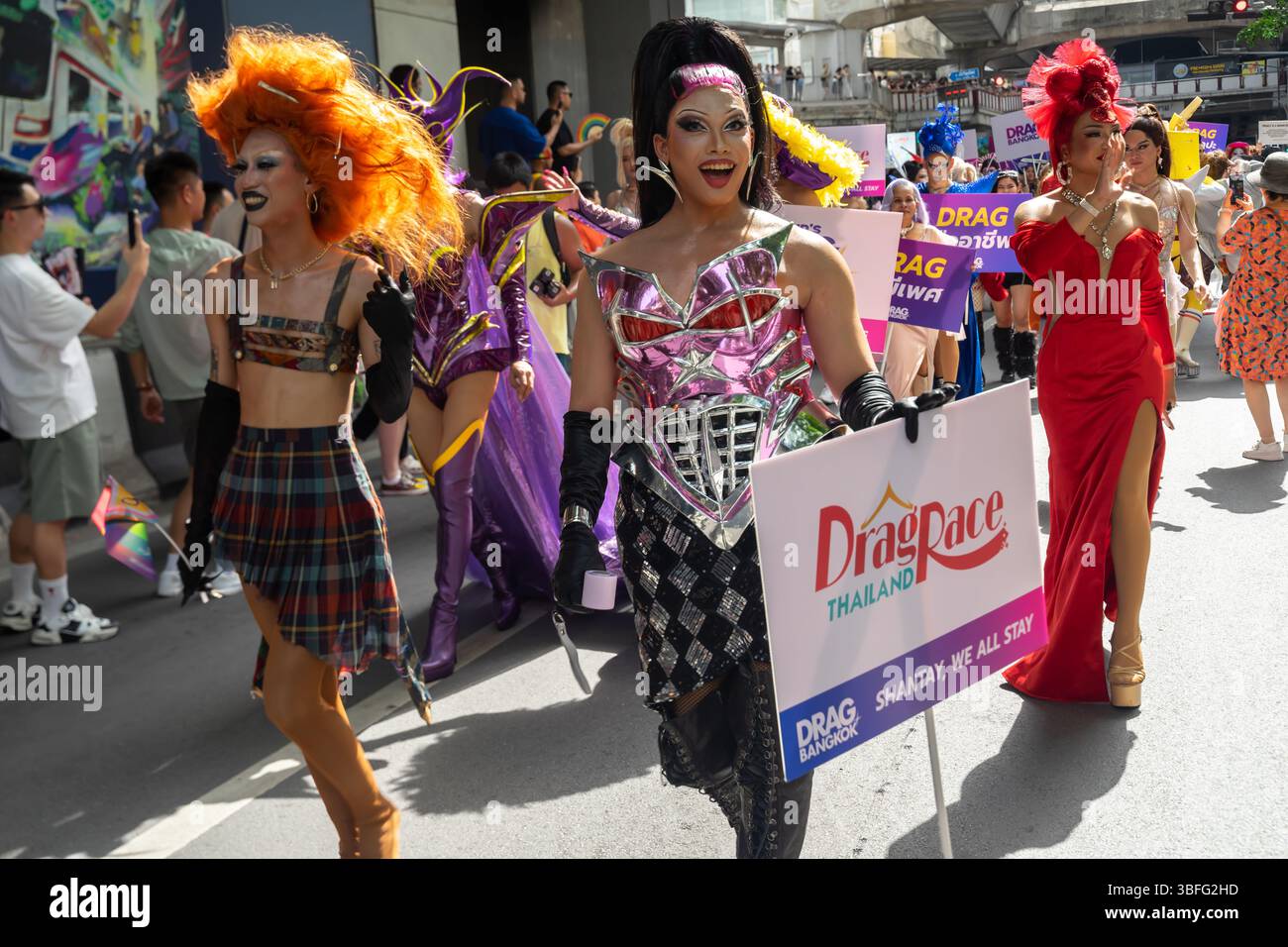 June 1, 2025: annual LGBT Gay Pride Parade in Bangkok, Thailand, Asia ...