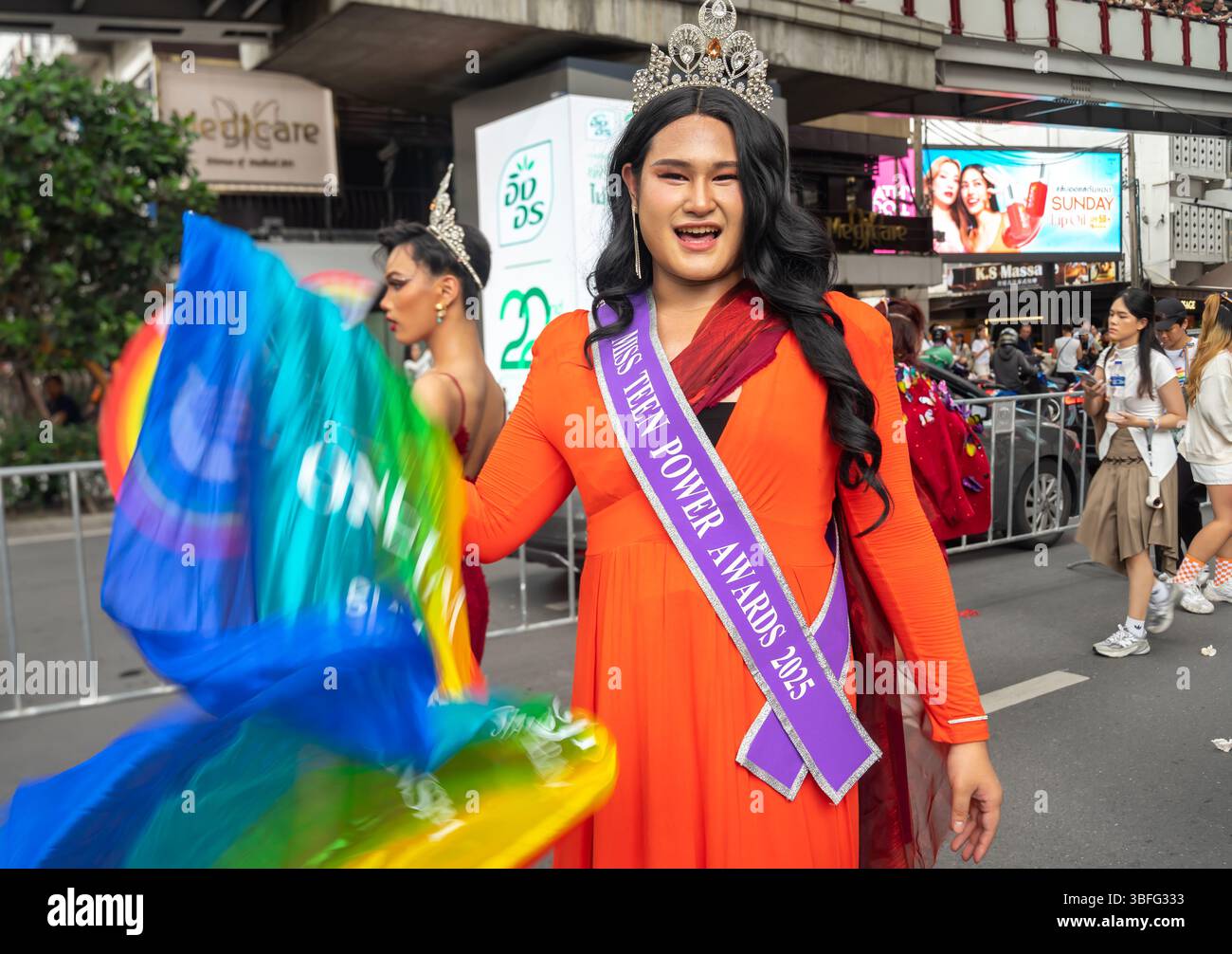 June 1, 2025: annual LGBT Gay Pride Parade in Bangkok, Thailand, Asia ...