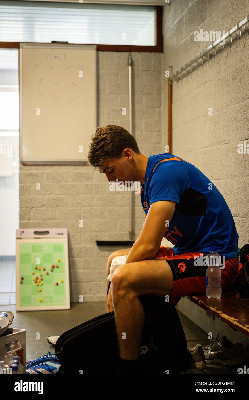 Edam - 31-05-2025 Sportpark EVC, Edam. Mauro Zijlstra of Jong FC ...