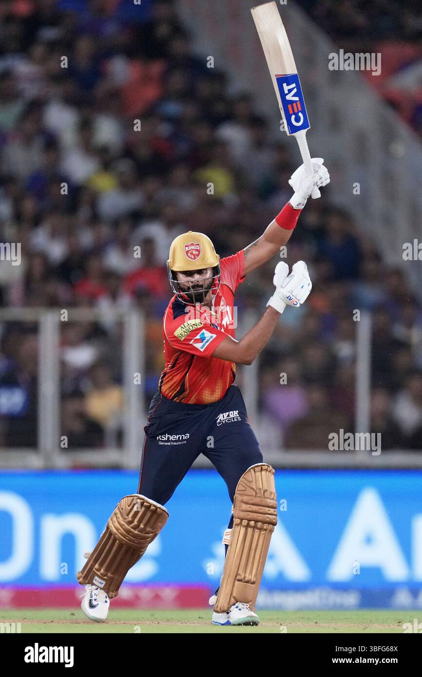 Punjab Kings' captain Shreyas Iyer bats during the Indian Premier ...