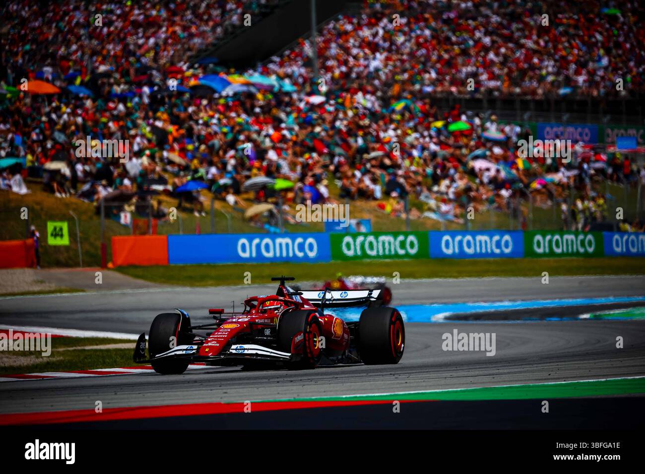 16 Charles Leclerc, (MON) Scuderia Ferrari SF25, during the Spanish GP ...