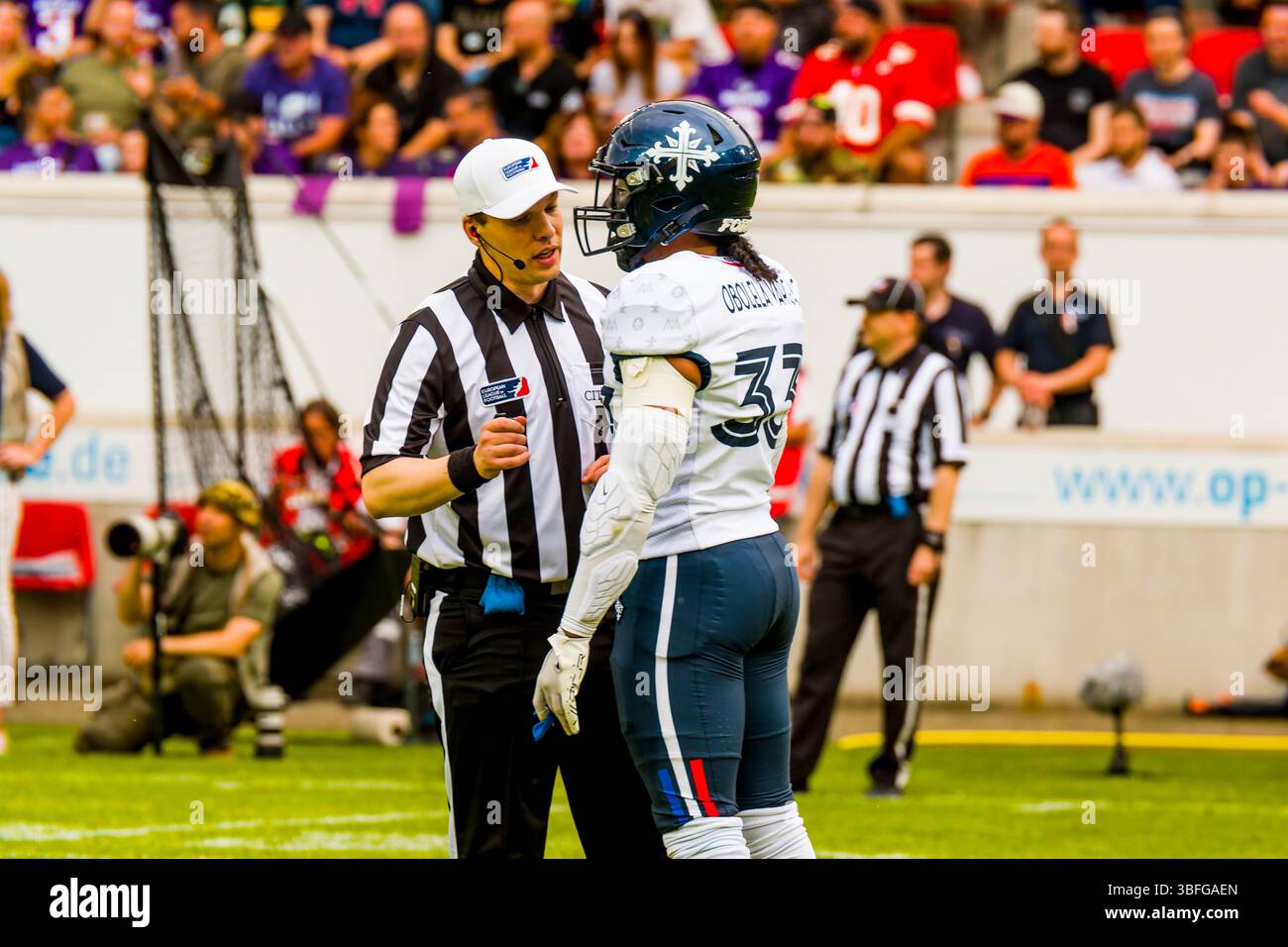 European League of Football, ELF/ Game: Paris Musketeers at Frankfurt Galaxy on 1. June. 2025 ...