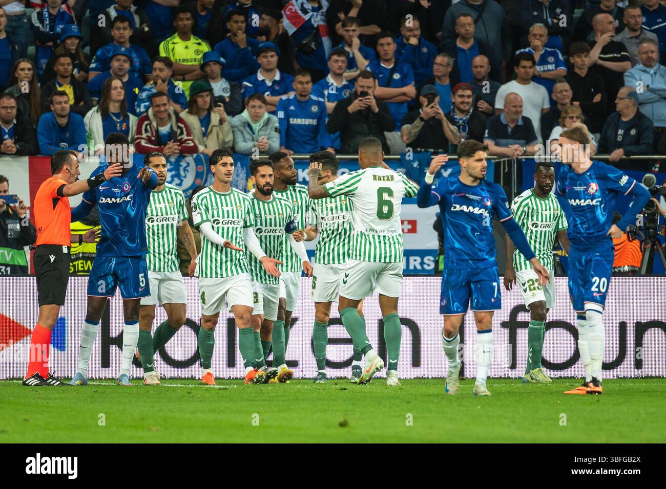 WROCLAW, POLAND - MAY 28, 2025: UEFA Conference League Final Football ...