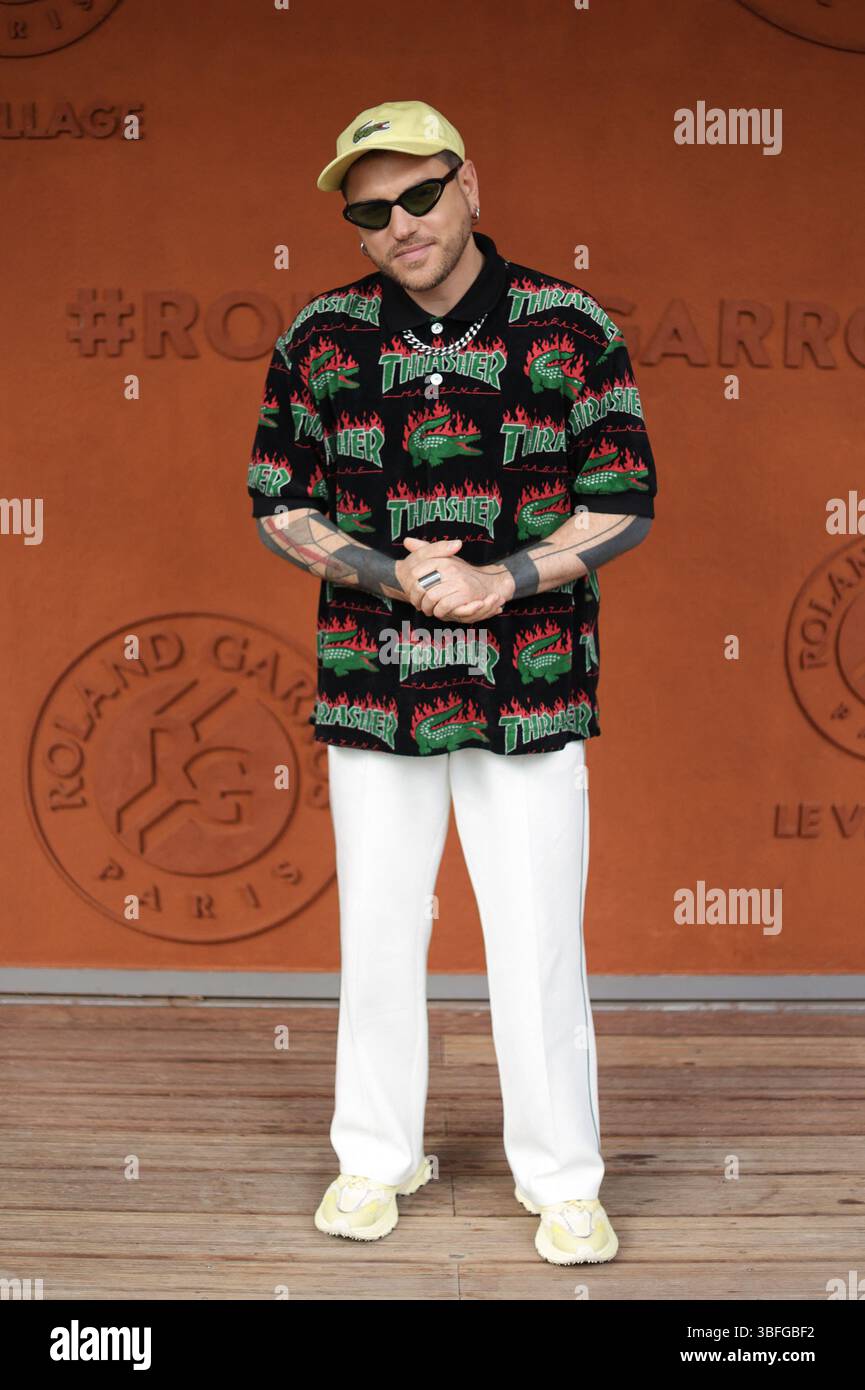 Quentin Mosimann at Village for night session during the 2025 French ...