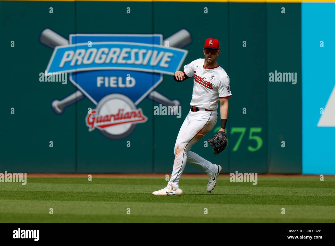 Cleveland, Ohio, USA. 1st June, 2025. Cleveland Guardians outfielder ...