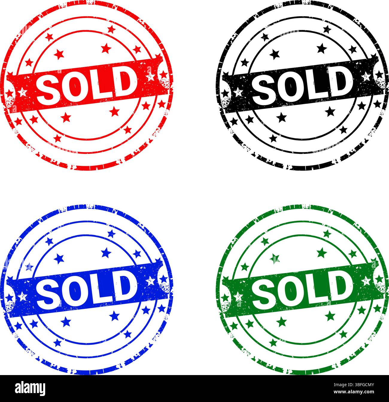 Black and green badge Stock Vector Images - Alamy