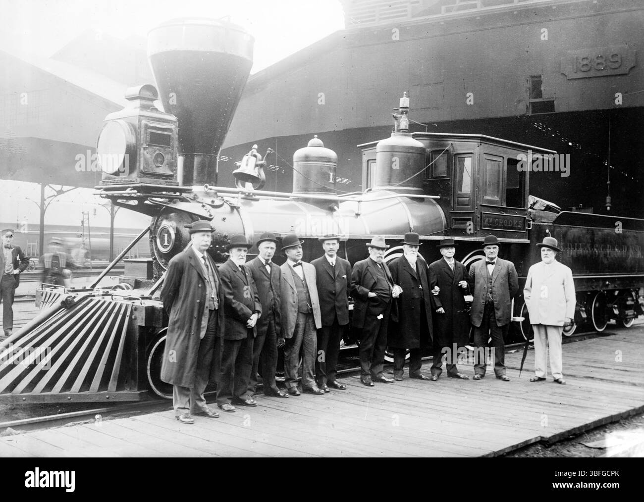 William Crooks, the first locomotive in Minnesota, America Stock Photo ...