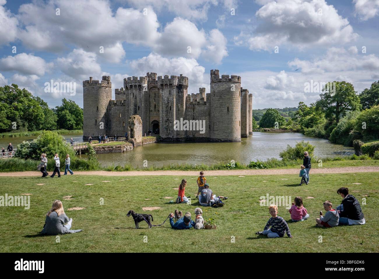 26-05-25. Bodiam Castle. Bodiam Castle is a 14th-century moated castle ...