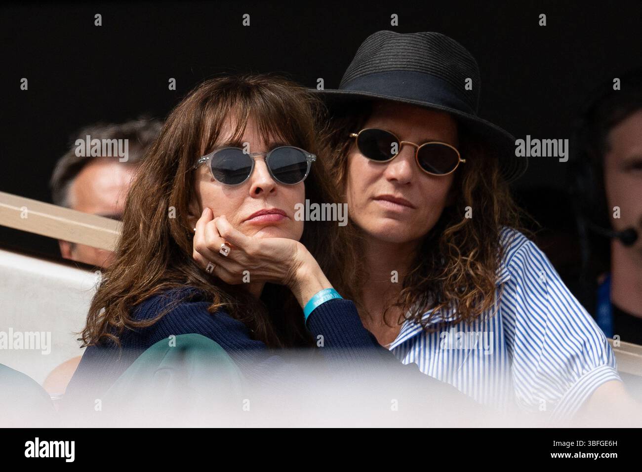 Paris, France. 01st June, 2025. Anne Parillaud and Vanessa Djian attend ...