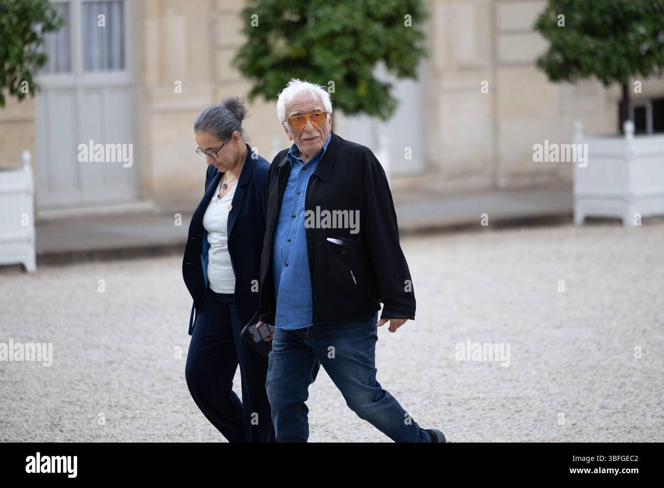 French actor Gerard Darmon arrives at the Elysee presidential palace ...