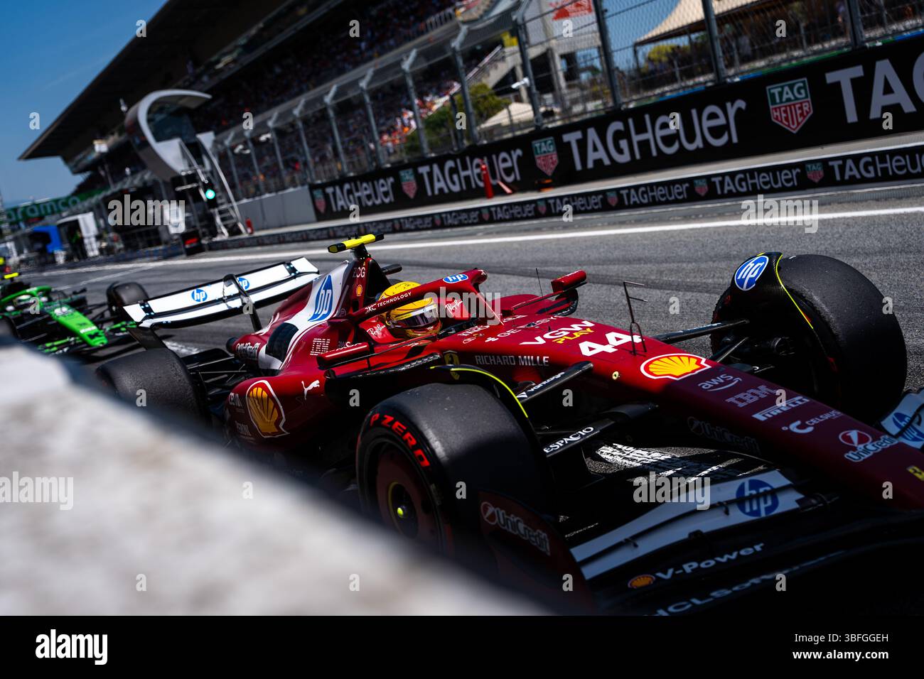 Barcelona, Spain. 01st June, 2025. Scuderia Ferrari HP F1 Team's ...