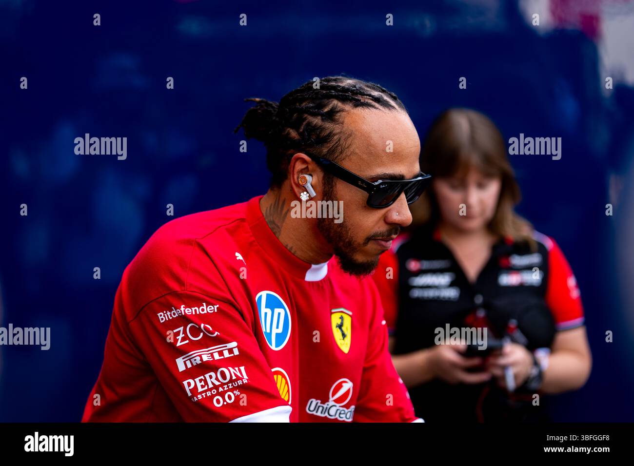 Barcelona, Spain. 01st June, 2025. Scuderia Ferrari HP F1 Team's ...
