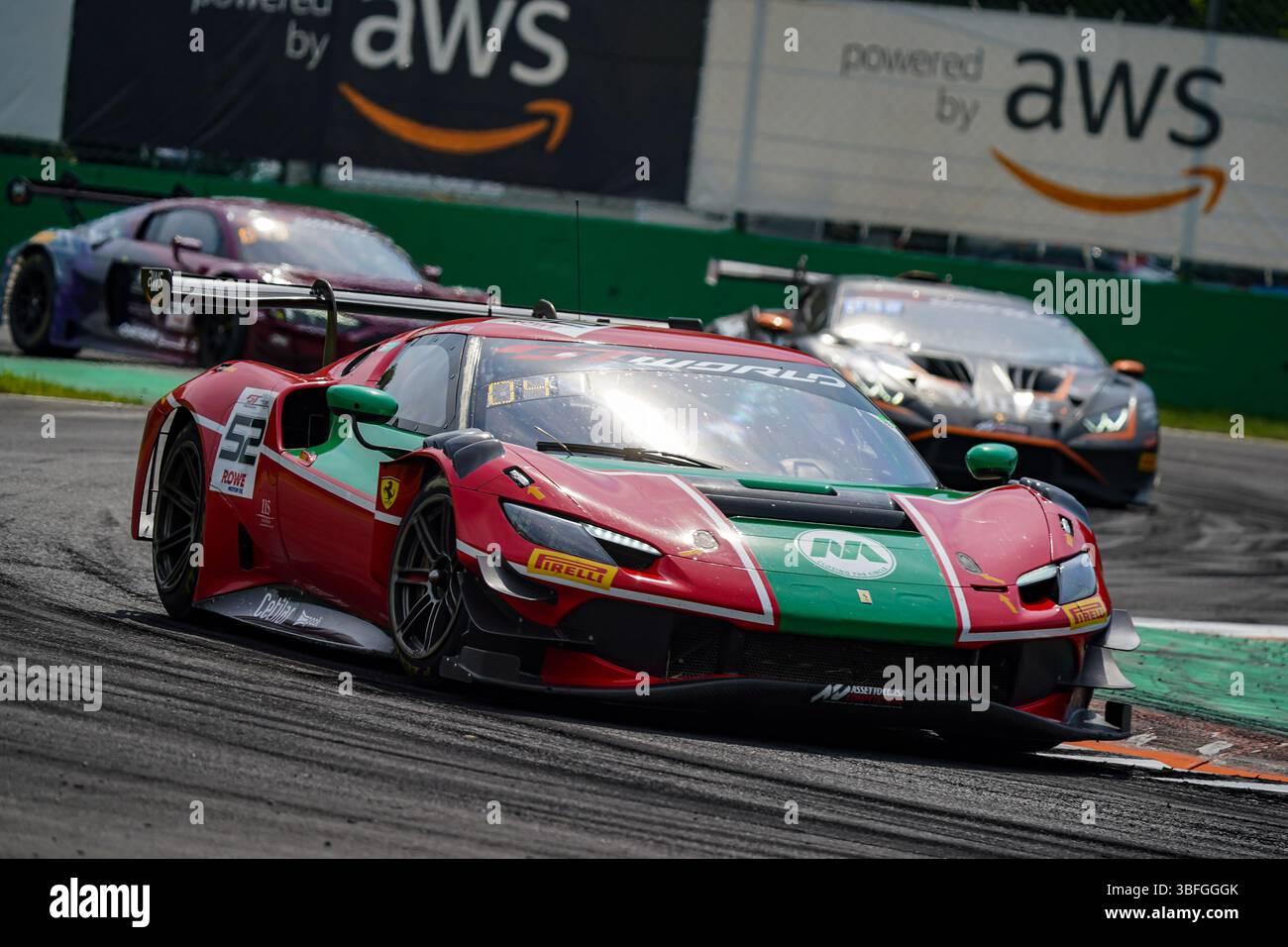 Monza, Italy. 01st June, 2025. Louis MACHIELS, Jef MACHIELS and Andrea ...