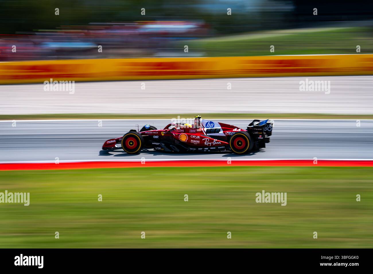 Barcelona, Spain. 01st June, 2025. Scuderia Ferrari HP F1 Team's ...