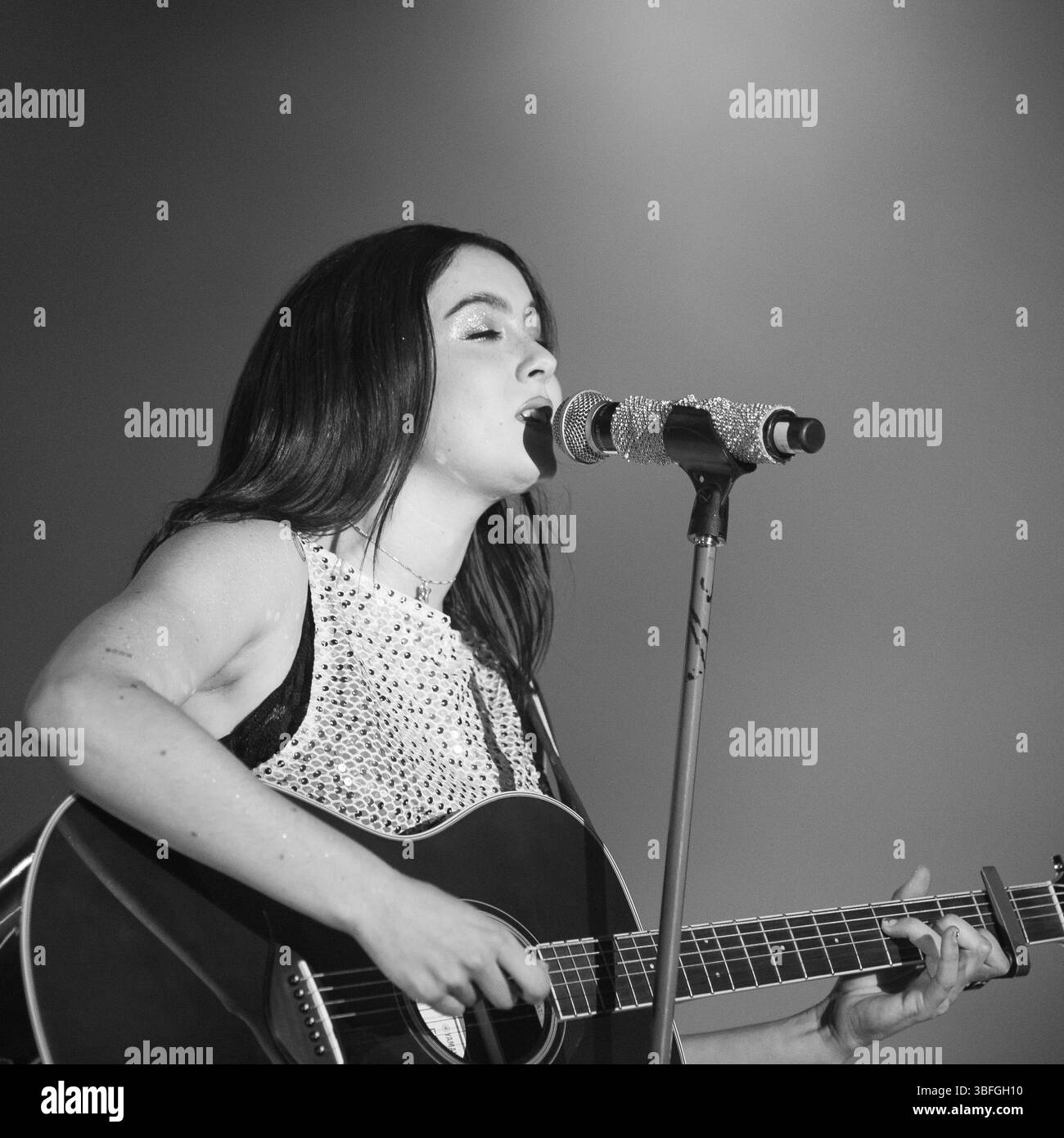 Music festival in spain Black and White Stock Photos & Images - Alamy