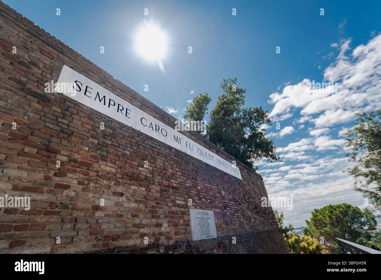 Giacomo leopardi colle hi-res stock photography and images - Alamy