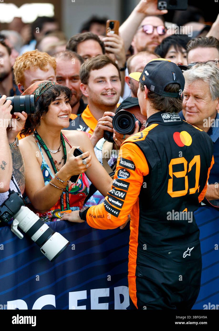 Barcelona, Spain. 1st June, 2025. #81 Oscar Piastri (AUS, McLaren F1 ...