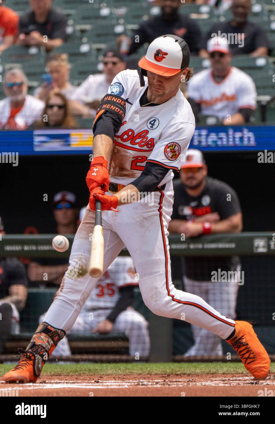 Baltimore, USA. 01st June, 2025. BALTIMORE, MD - JUNE 01: Baltimore Orioles shortstop Gunnar ...