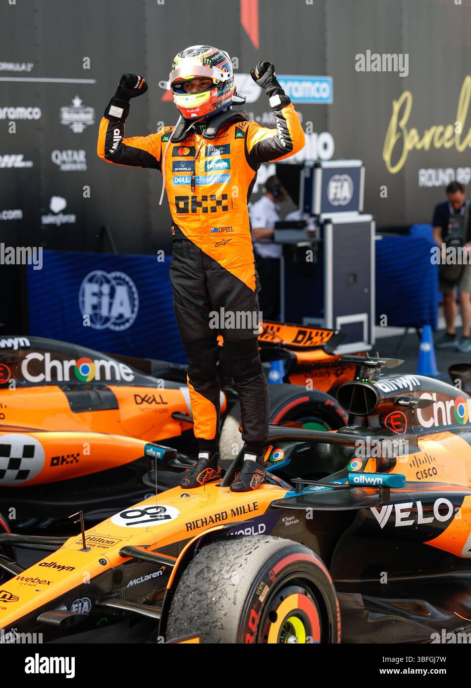 #81 Oscar Piastri (AUS, McLaren F1 Team), F1 Grand Prix of Spain at ...