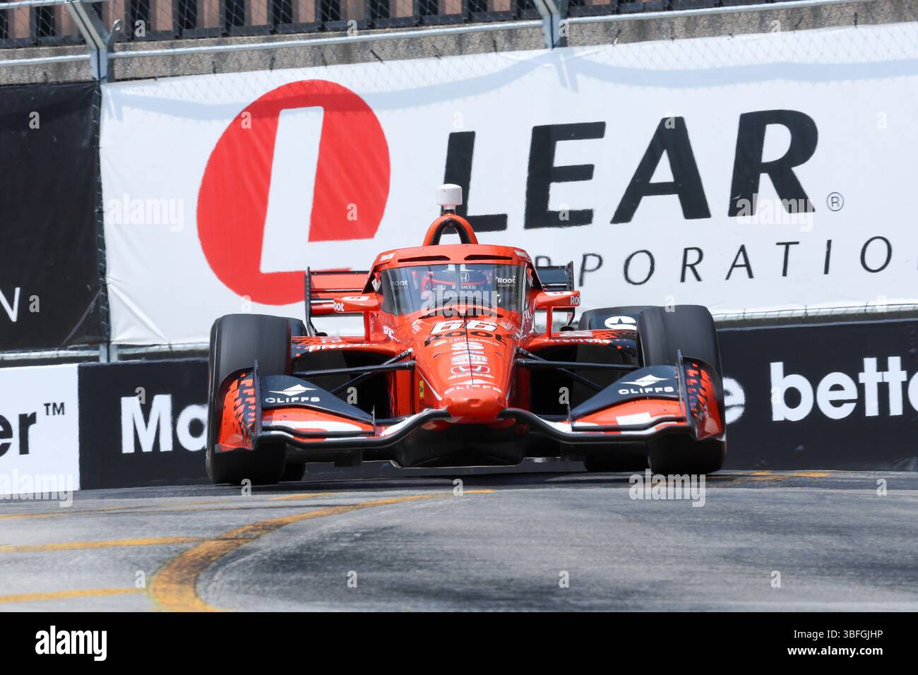 June 1st, 2025: Meyer Shank Racing driver Marcus Armstrong (66) drives ...