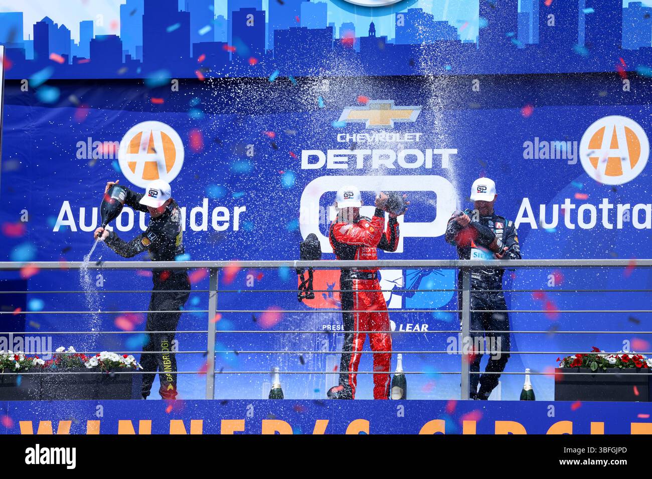 June 1st, 2025: Andretti Global drivers Colton Herta (26), Kyle ...