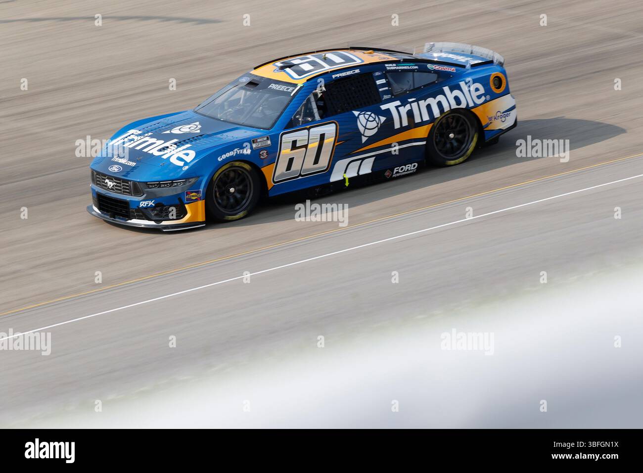 LEBANON, TN - MAY 31: Ryan Preece (#60 RFK Racing Trimble Ford) enters ...