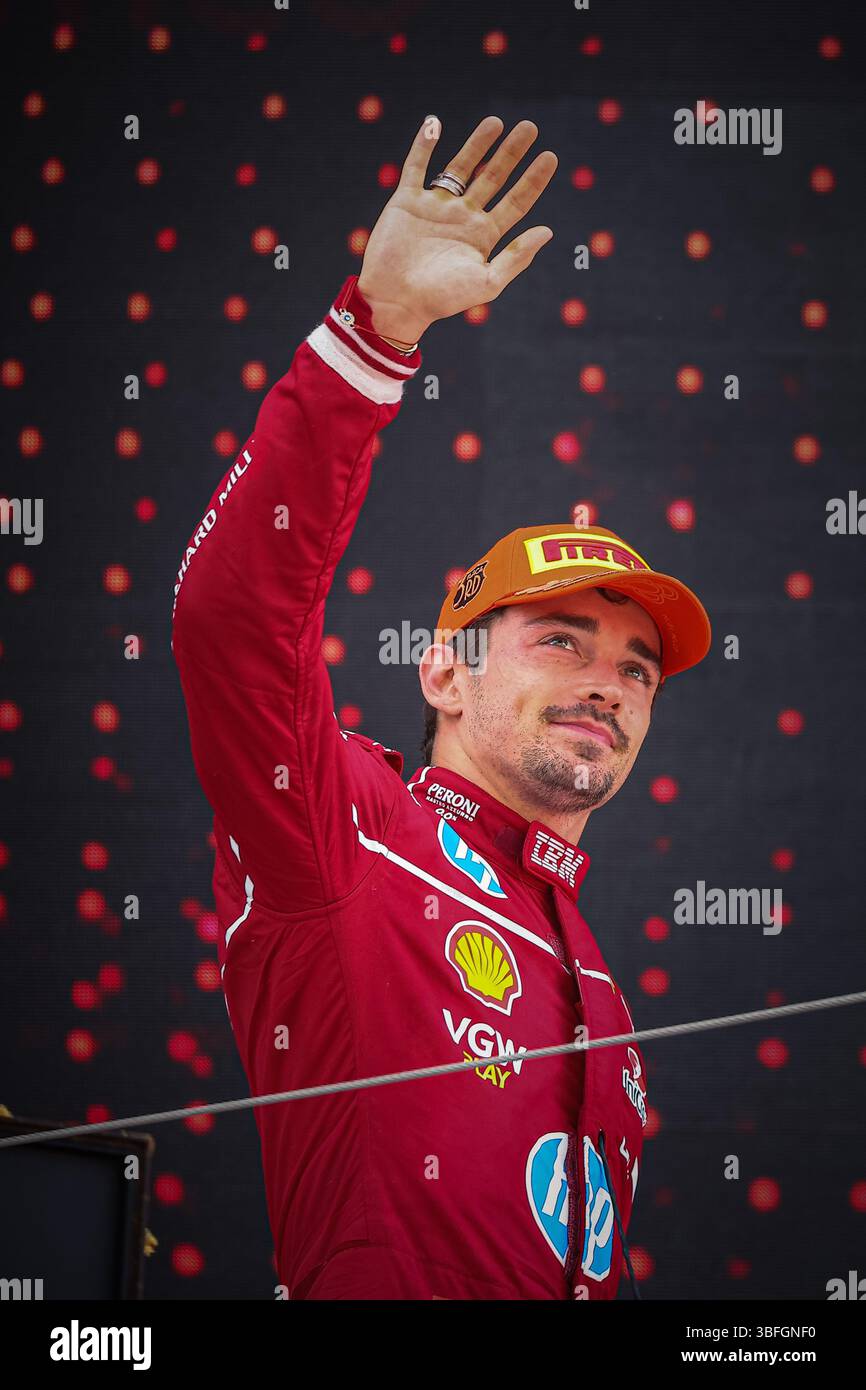 16 Charles Leclerc, (MON) Scuderia Ferrari SF25, during the Spanish GP ...