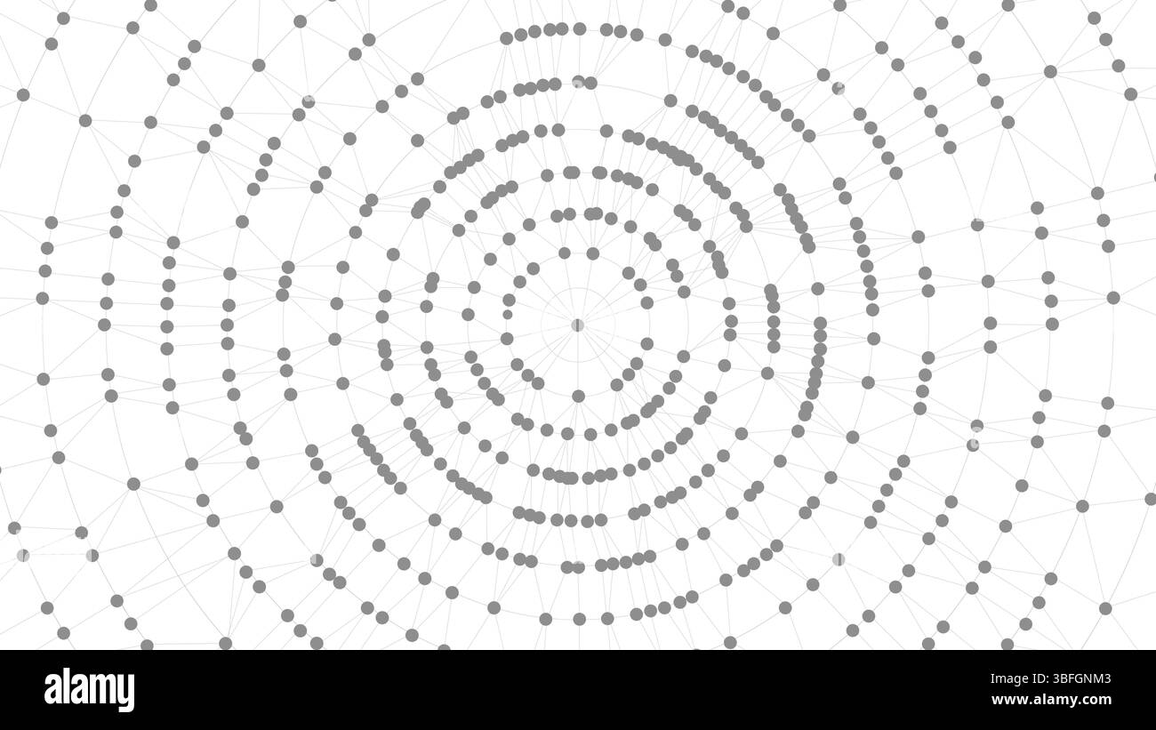 Technology abstract background. Dots connected by lines. Minimalist ...