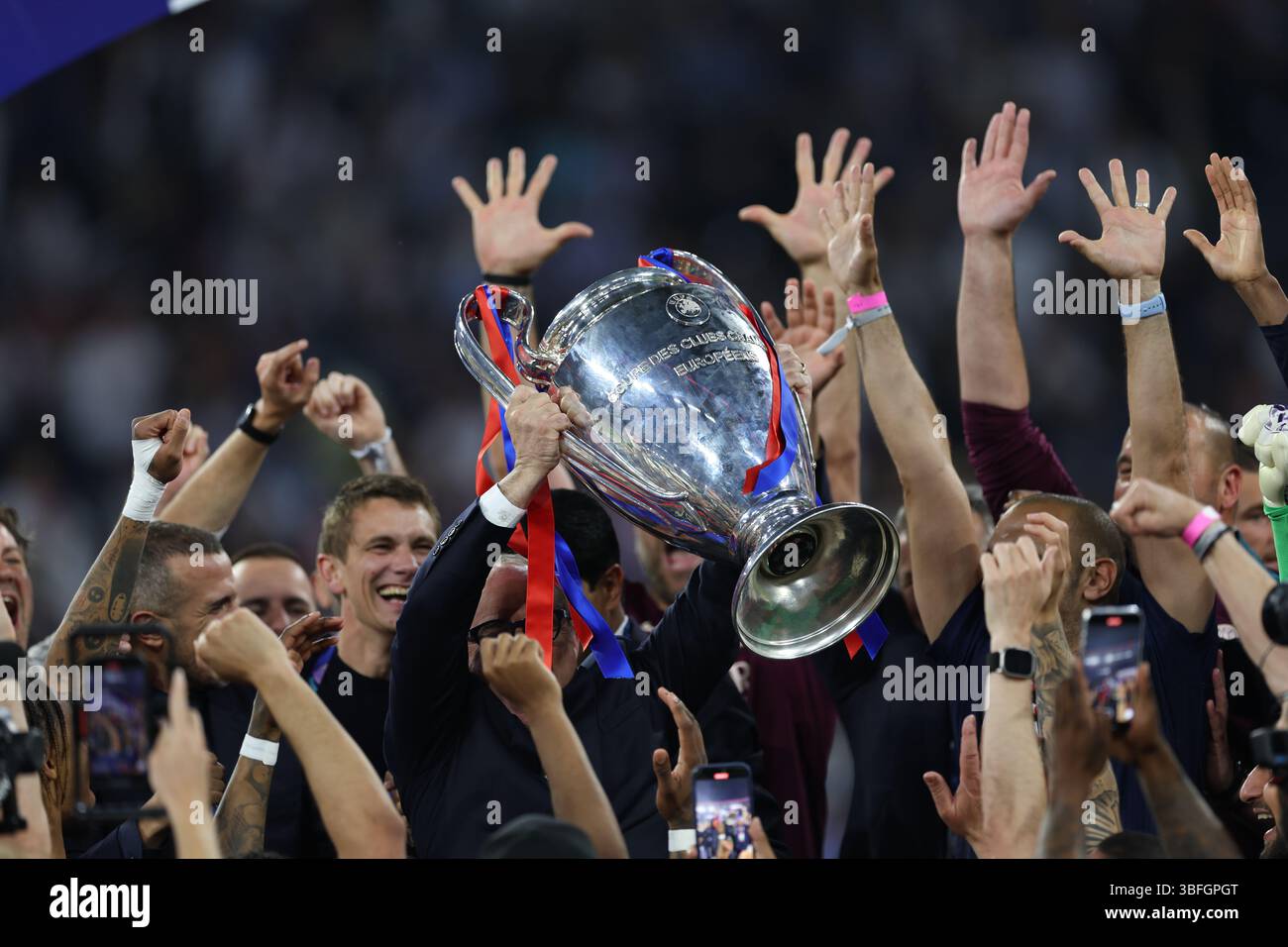 Munich, Germany. 31st May, 2025. Luis Enrique, Head Coach of Paris ...