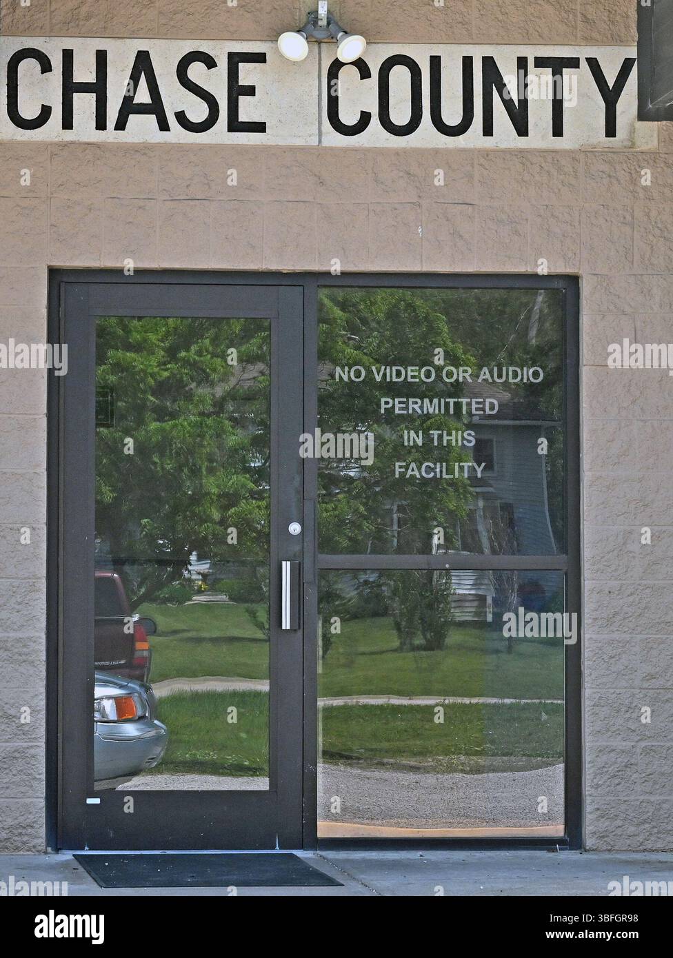 COTTONWOOD FALLS KANSAS, USA - MAY 31, 2025 The Chase County Detention ...