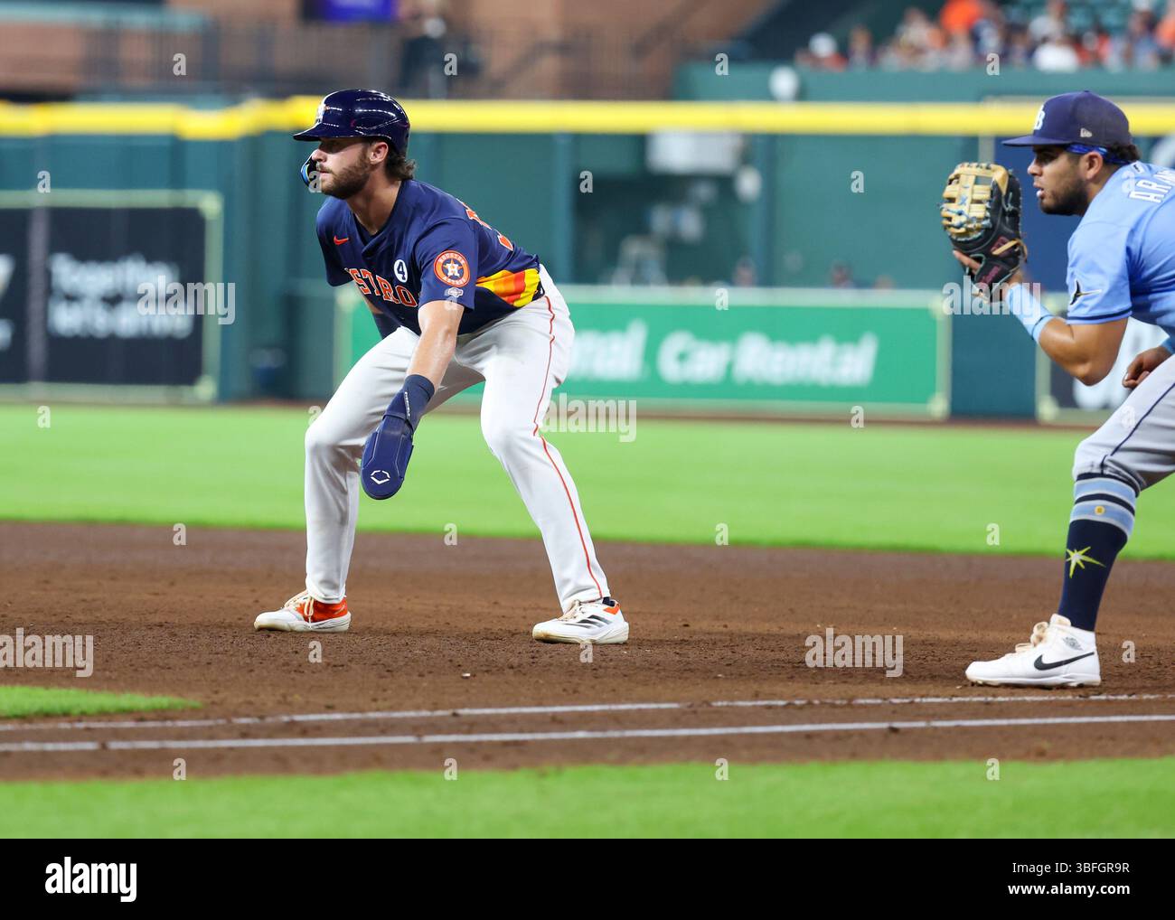 HOUSTON, TX - JUNE 01: Houston Astros center fielder Jacob Melton (31 ...