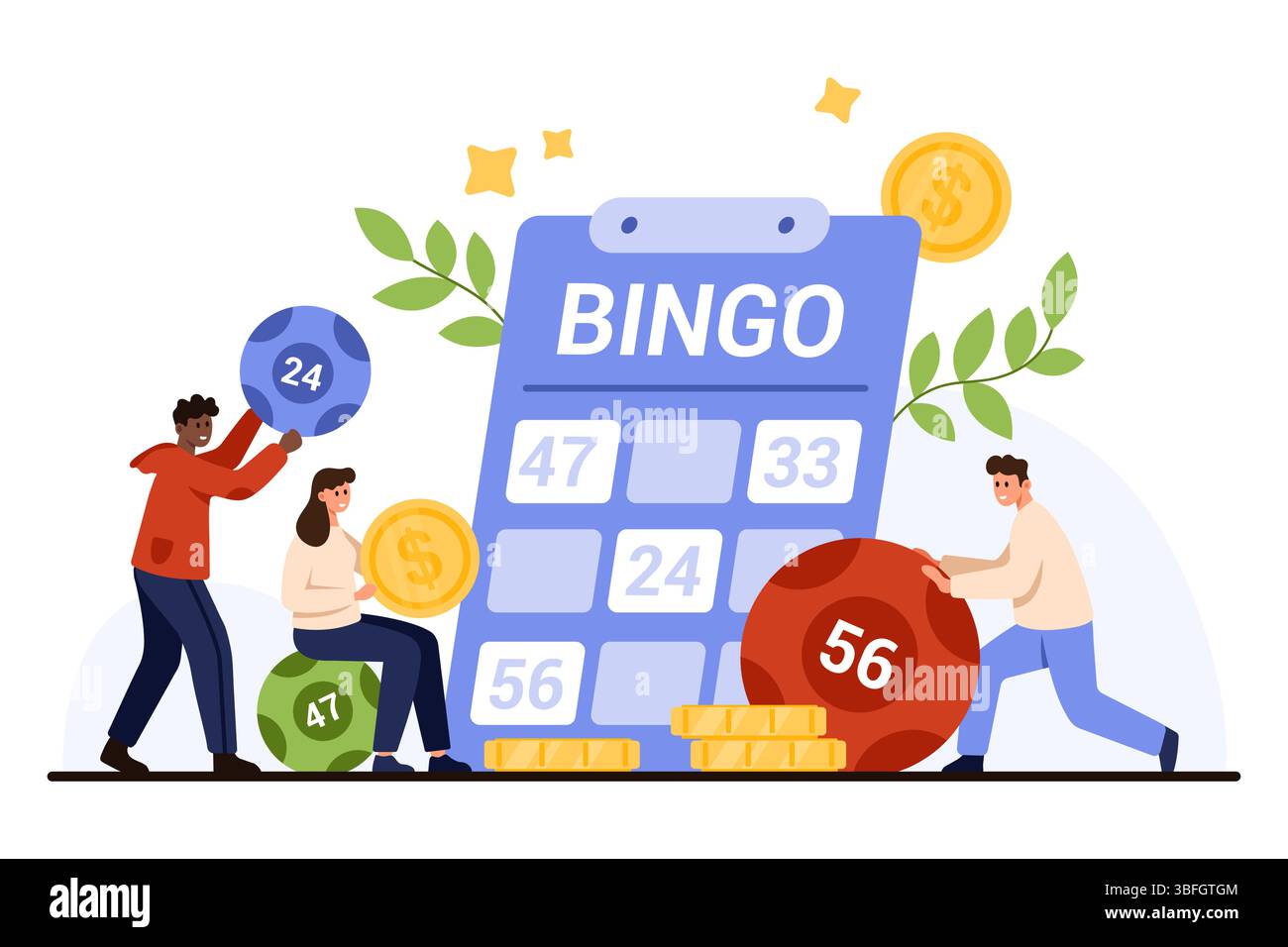 Team lotto Stock Vector Images - Alamy