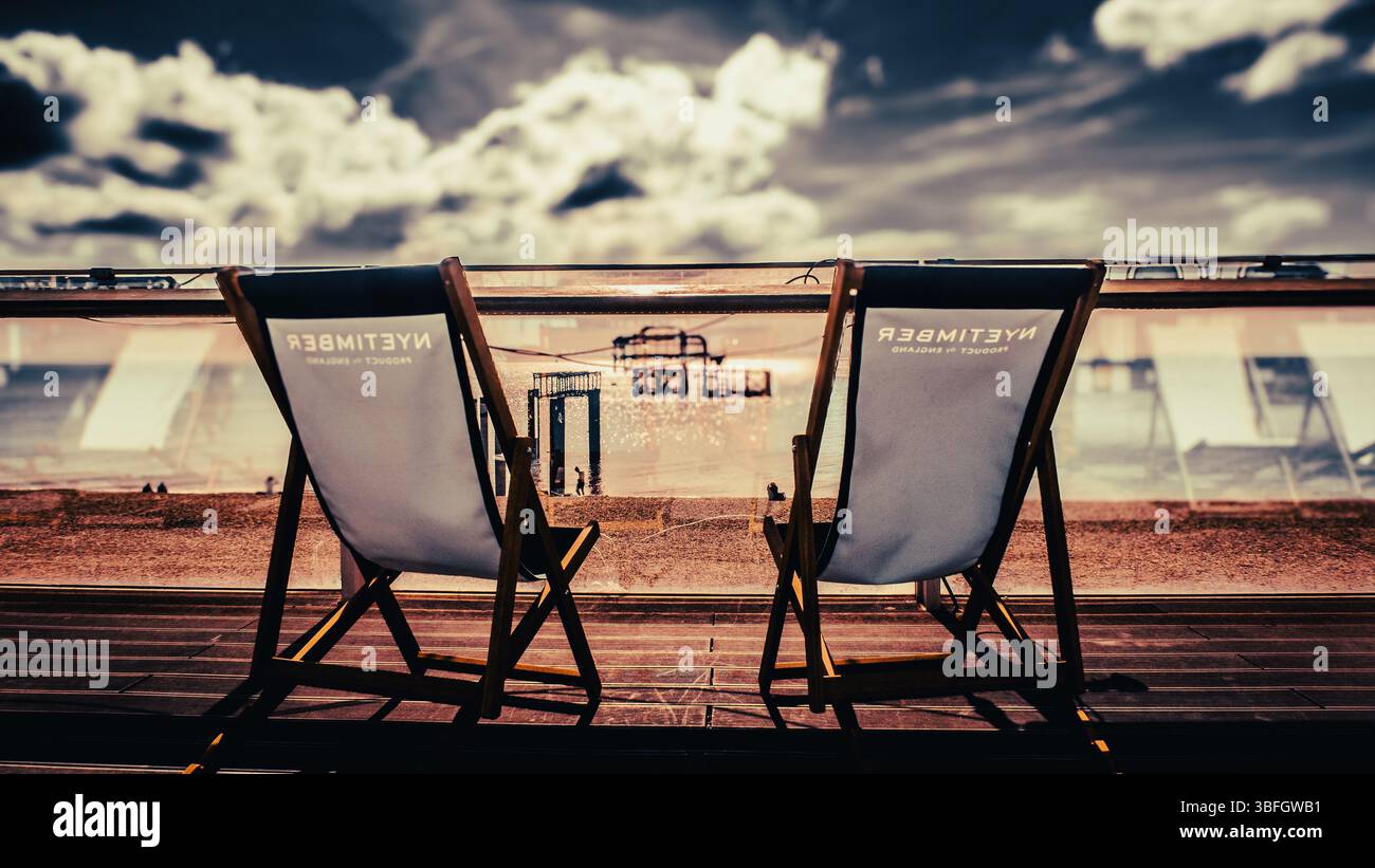 View brighton west pier hi-res stock photography and images - Alamy