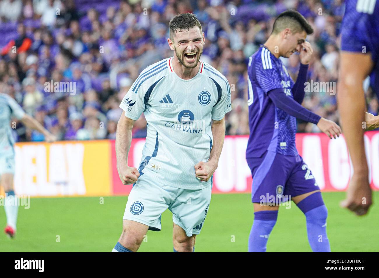 Orlando, Florida, USA, May 31, 2025, Chicago Fire fplayer Hugo Cuypers ...