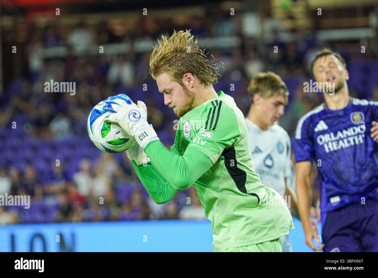 Orlando, Florida, USA, May 31, 2025, Chicago Fire goalkeeper Chris ...