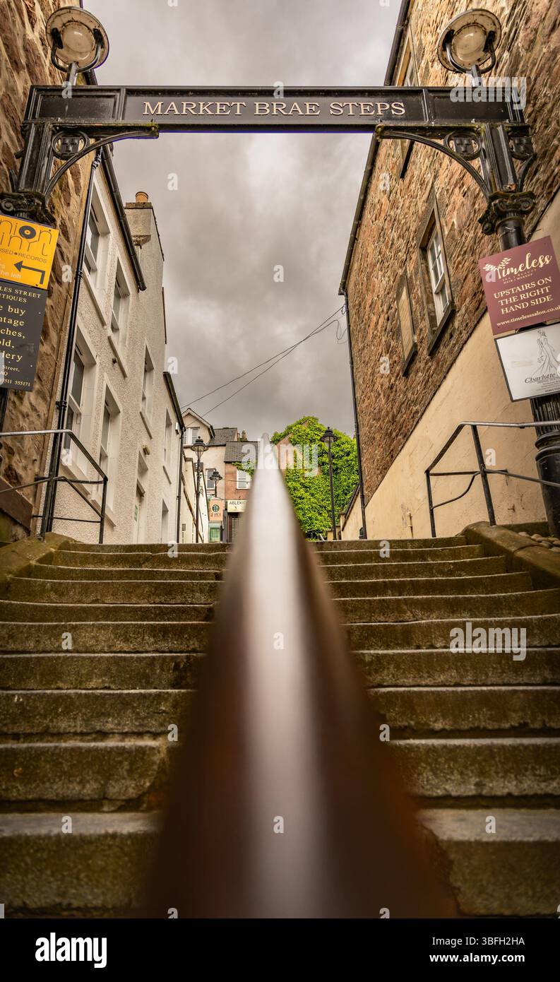 Pedestrian stairs inverness hi-res stock photography and images - Alamy