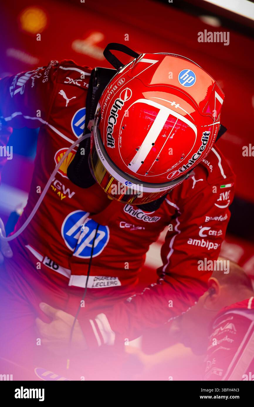 16 Charles Leclerc, (MON) Scuderia Ferrari SF25, during the Spanish GP ...