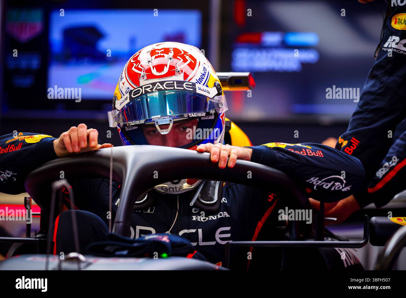 Spain, Spain. 02nd June, 2025. 01 Max Verstappen, (NED) Oracle Red Bull ...